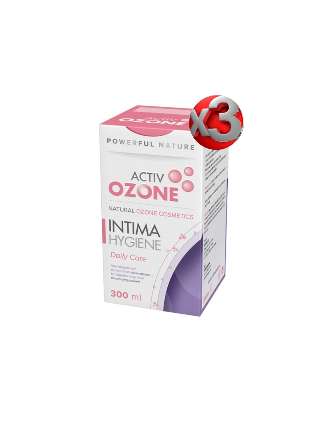 Pack 3 uds Activozone Ozone Intima 300Ml. De Activozone