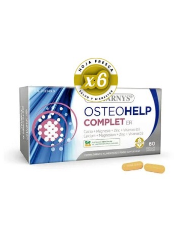 Pack 6 uds Osteohelp Complet 60 Cápsulas Duras De Liberación Prolongada ...