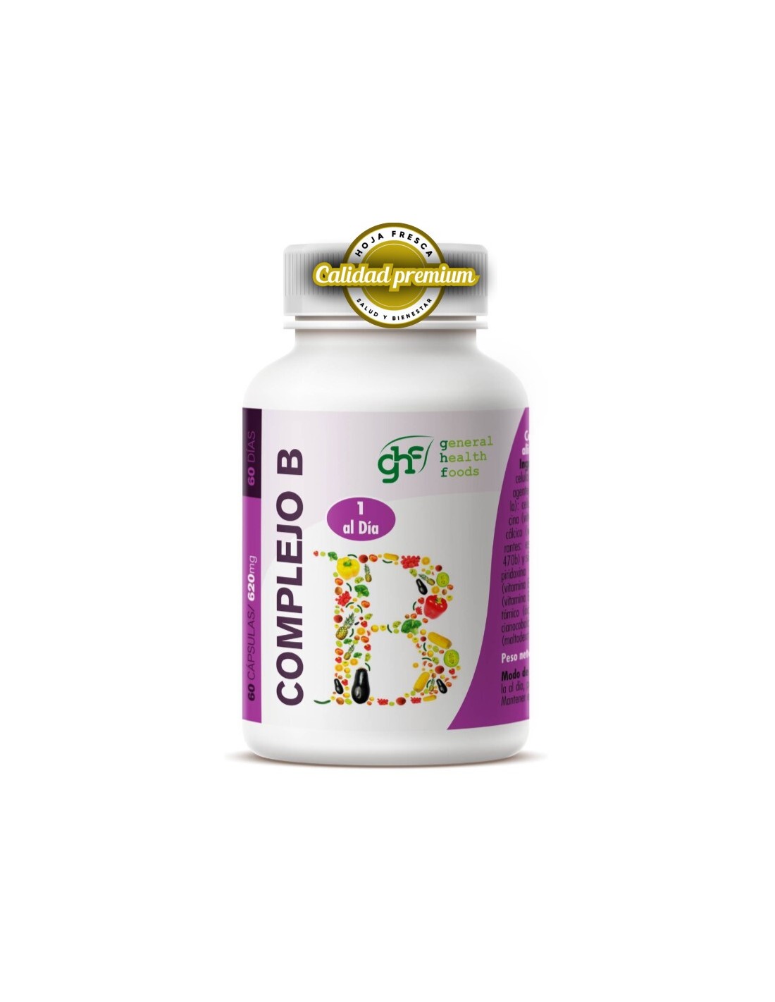 Vitamina B complex 60 caps. de Ghf